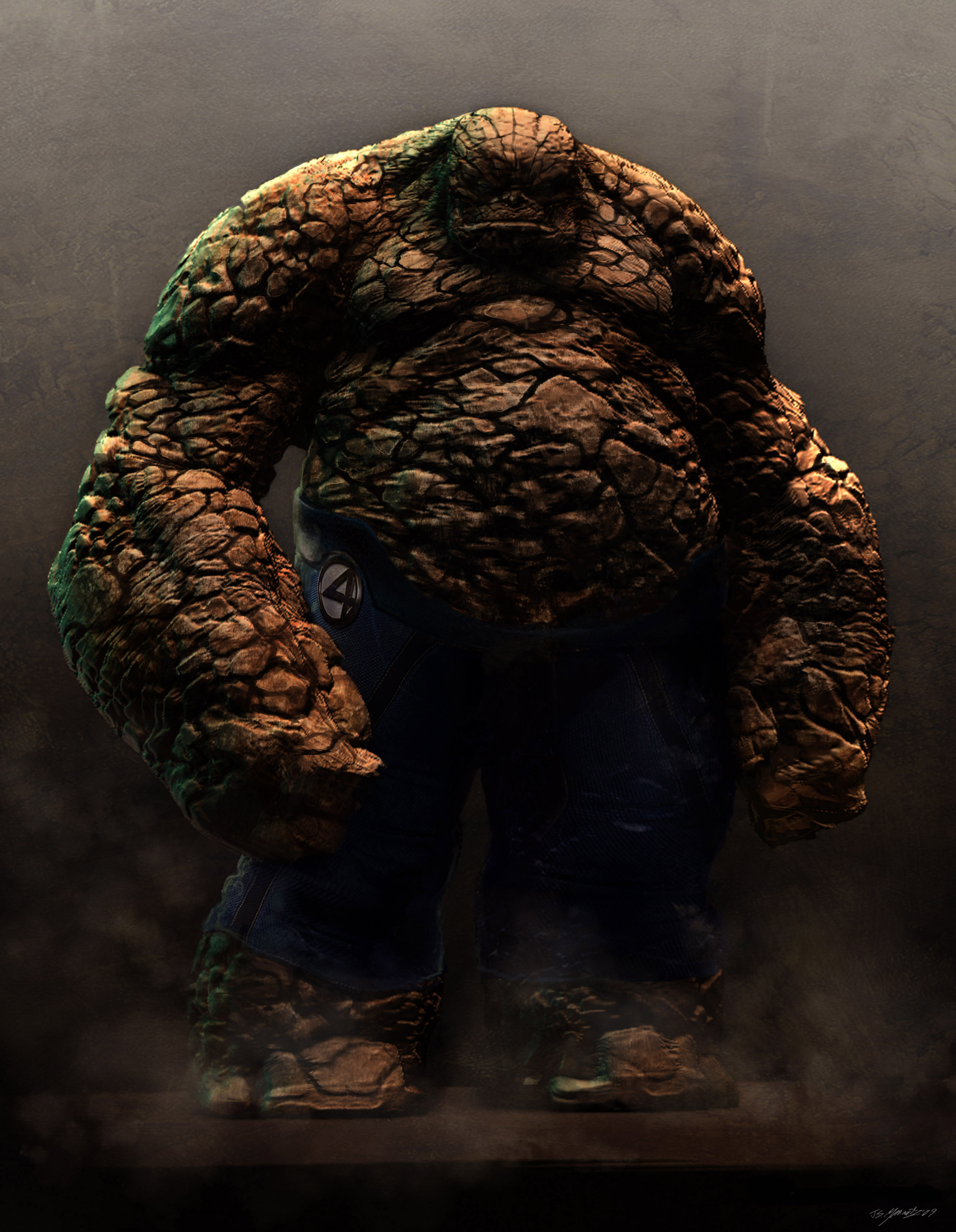 Jerad S. Marantz - Fantastic 4: Thing Concept Art