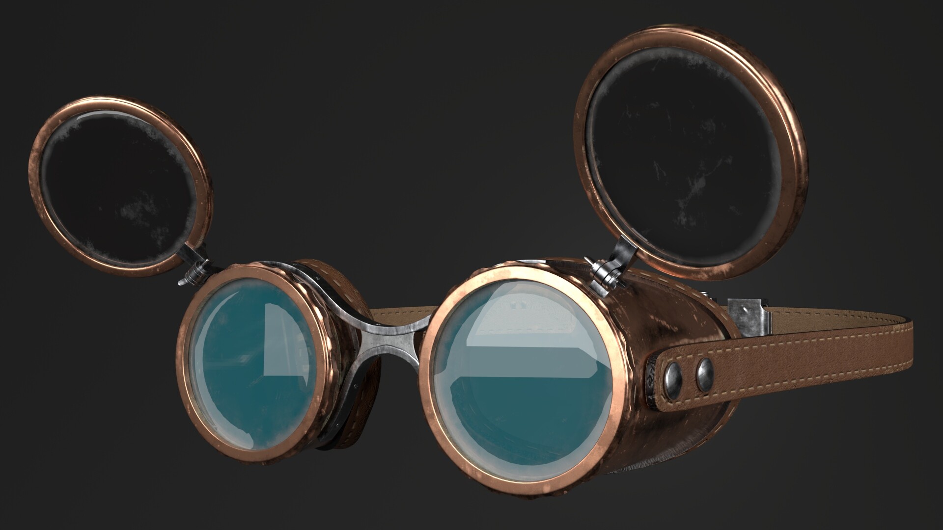 ArtStation - Steampunk Goggles