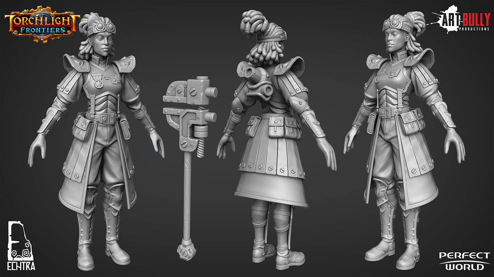 Art Bully Productions - Torchlight 3 - Characters, Monsters, Pets - 01