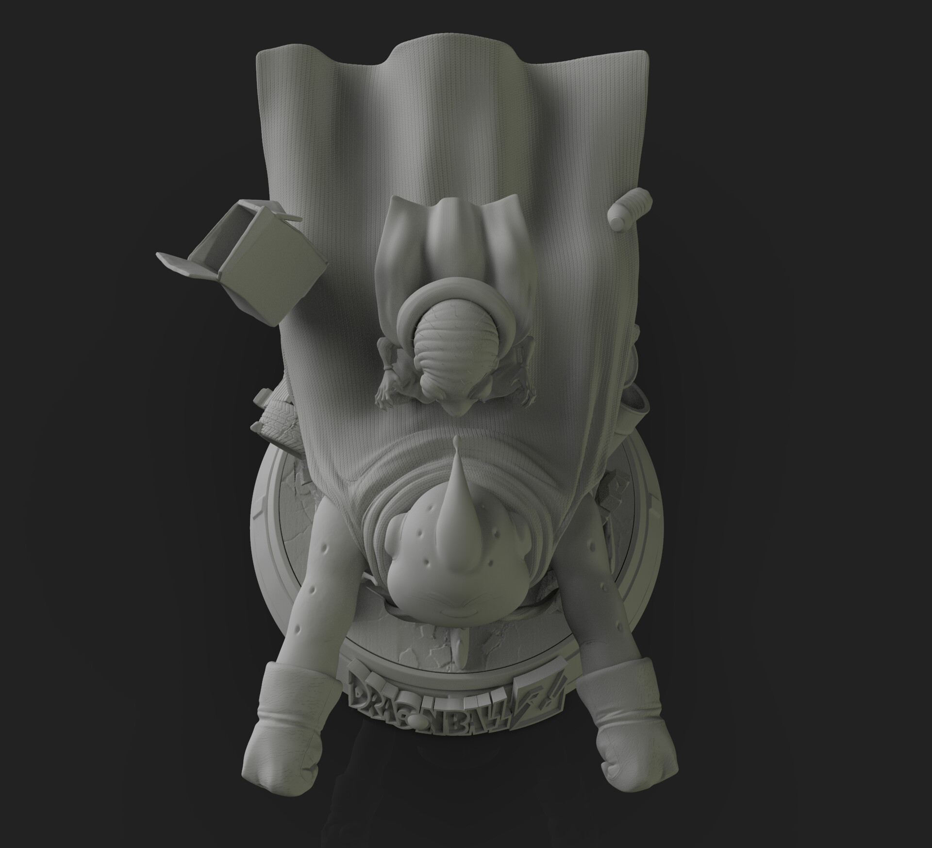 3Dsero - Majin Boo & Babidi (Fan Art)