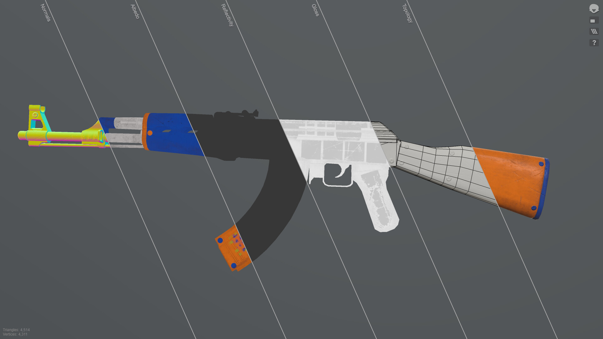 Poyraz Özer - Toy Gun - AK-47 Weapon Skin Concept