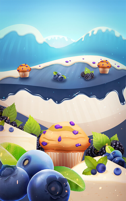 ArtStation - Dessert backgrounds