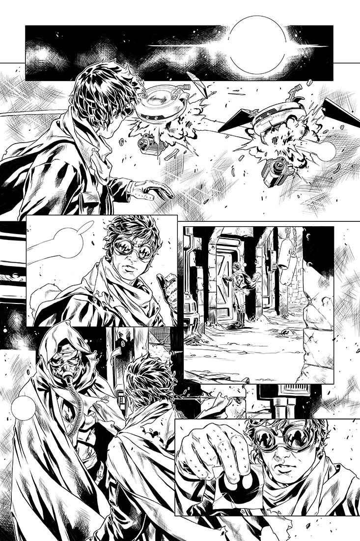 Mark Brooks - Han Solo pages