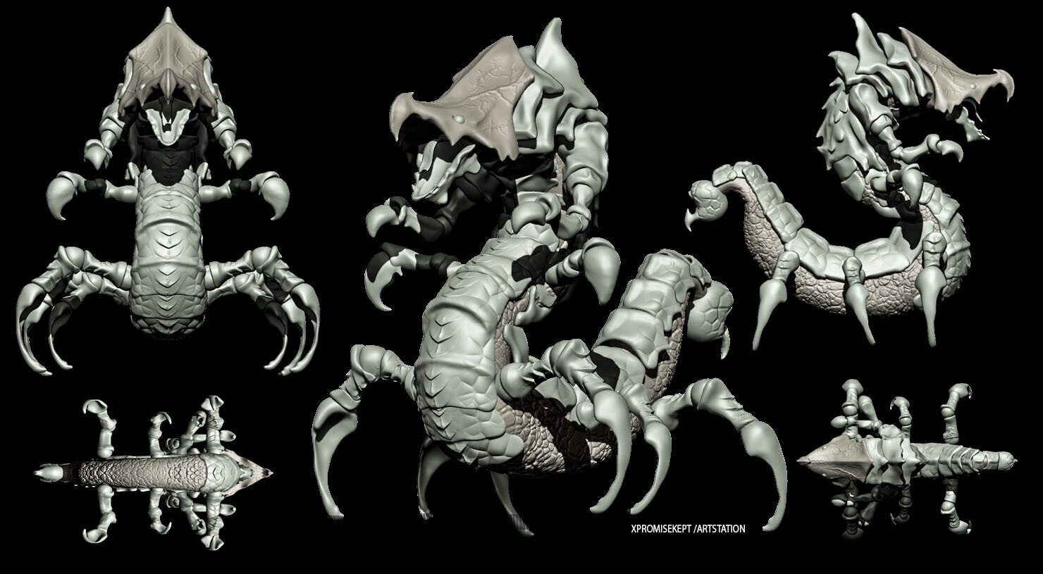 ArtStation - "Chitinouse" Monster