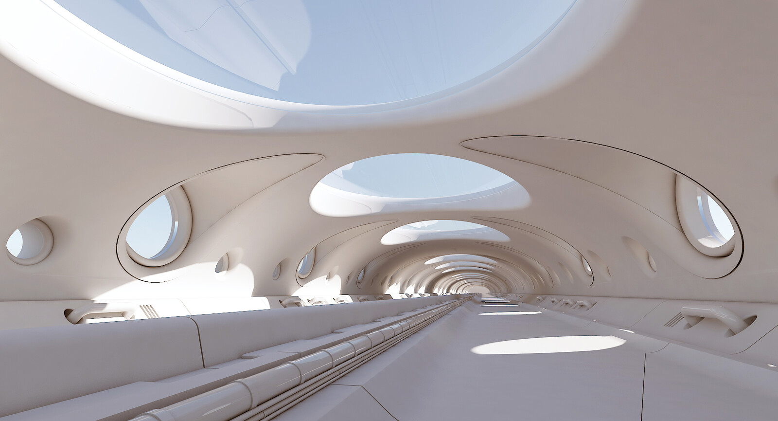 futuristic road design