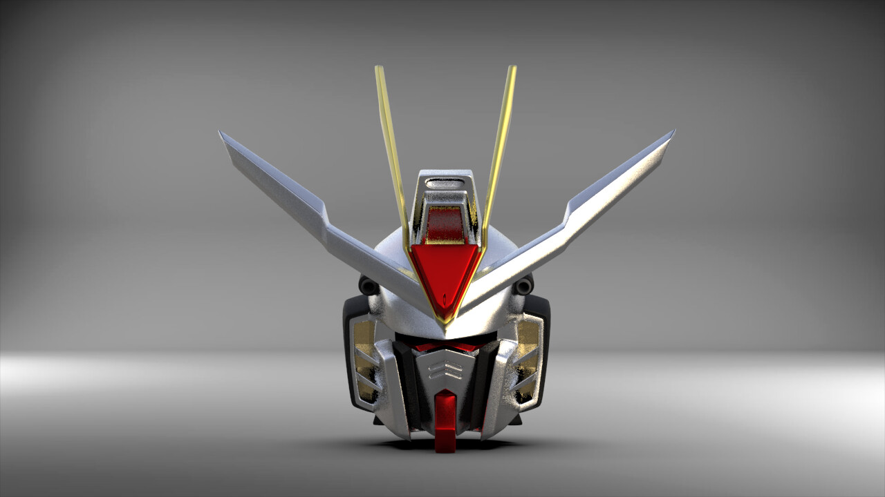 ArtStation - Strike Freedom Head