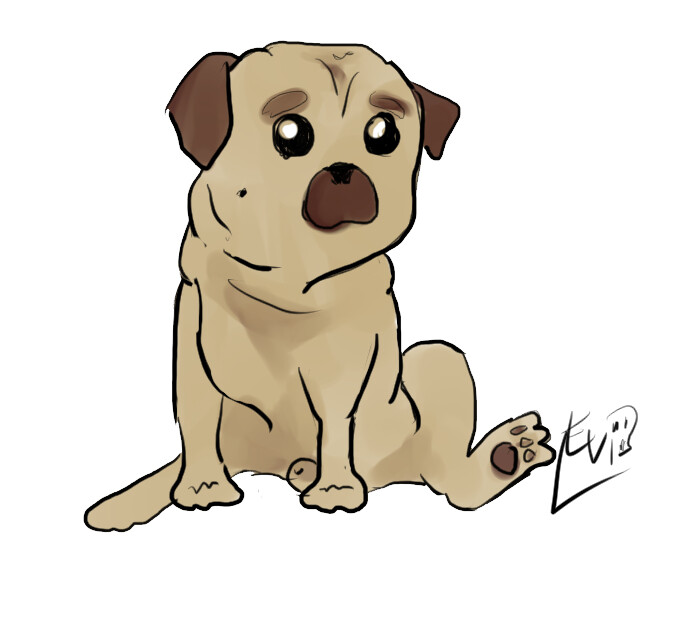 ArtStation - Pug Chibi