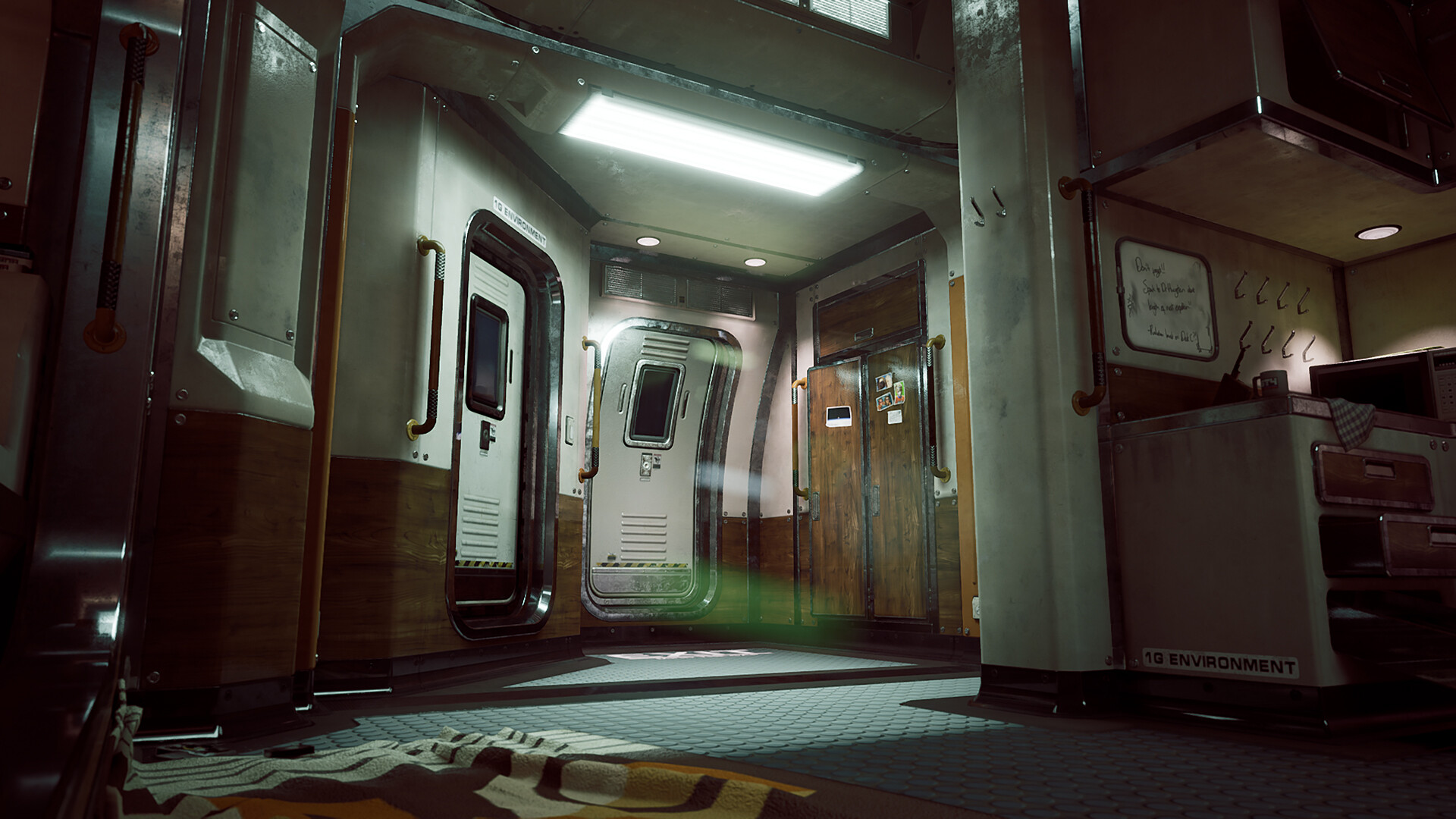 Brian Schultz - Re-Lighting Liam Tart's Sci-Fi Bunk Room in Unreal