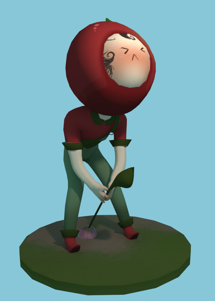 ArtStation - apple boy