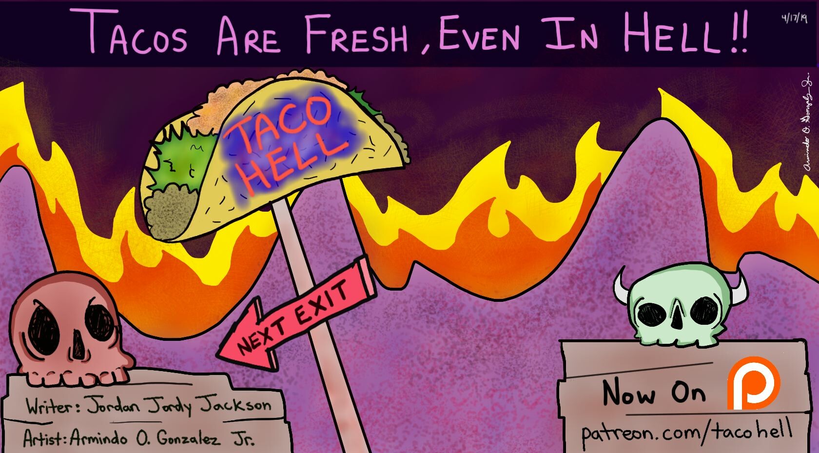 ArtStation - Taco Hell Patreon Banner