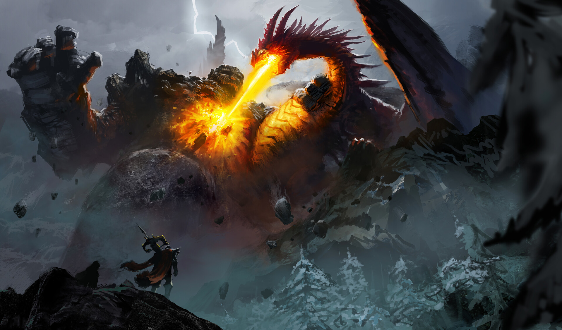 ArtStation - Battle of Titans