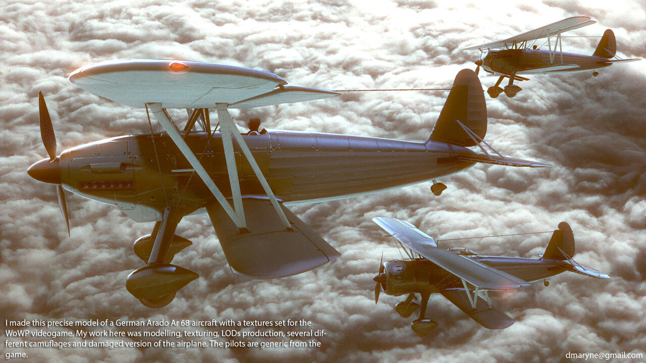 ArtStation - Arado Ar 68