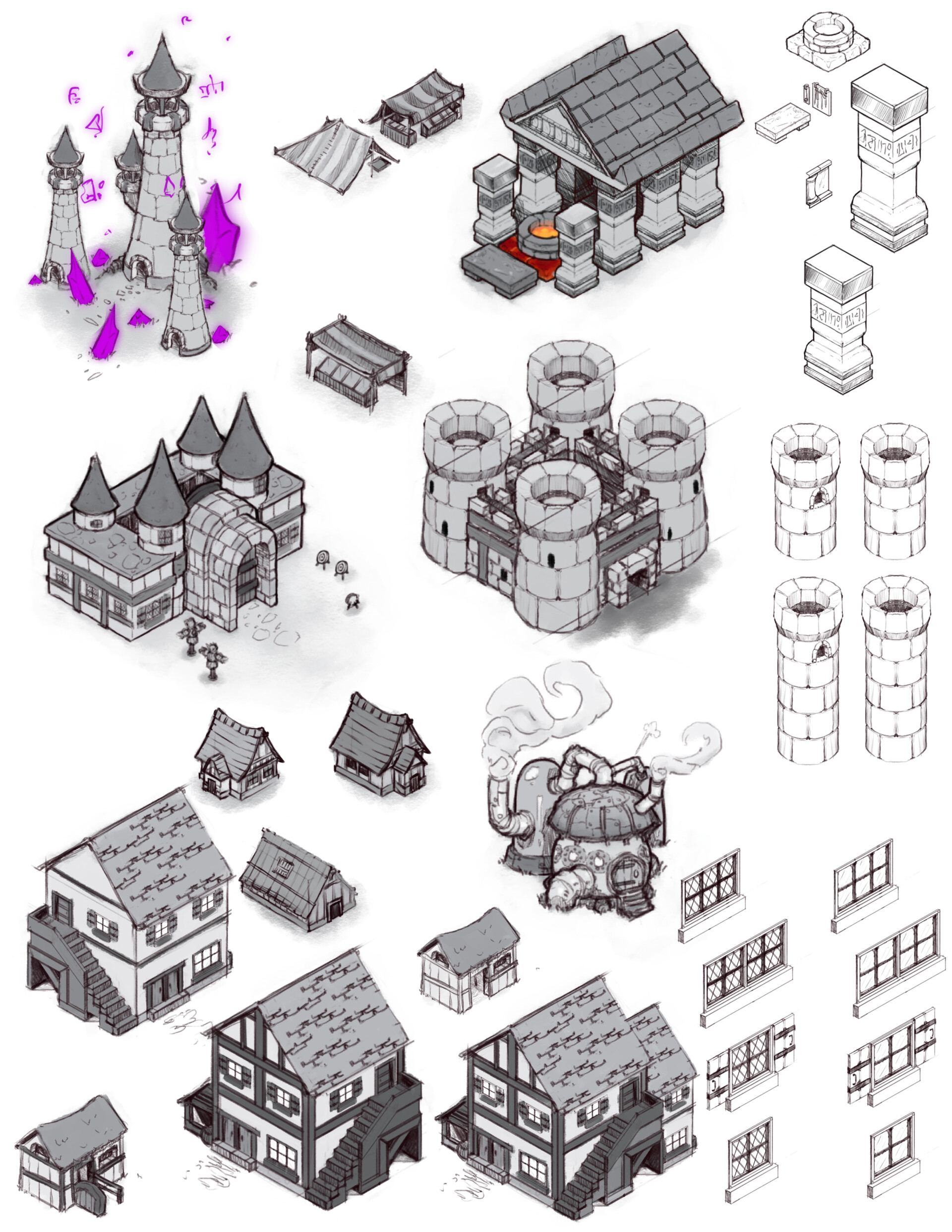 ArtStation - Building Design - Fantasy