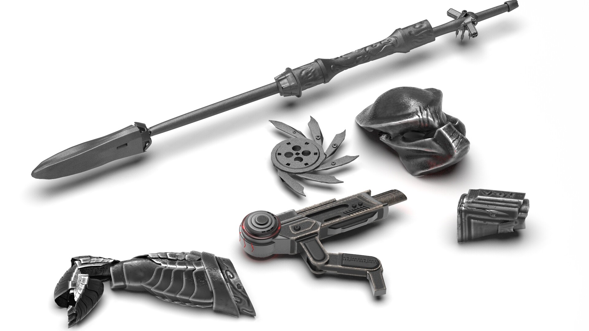 Dejan Davidovic - Predator Sculpt and texturing