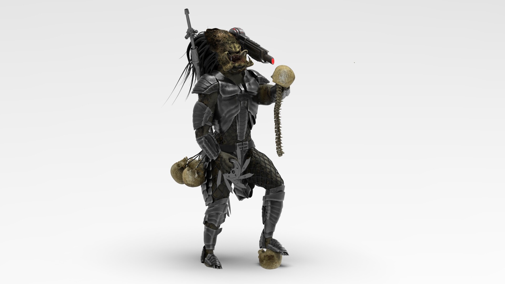 Dejan Davidovic - Predator Sculpt and texturing