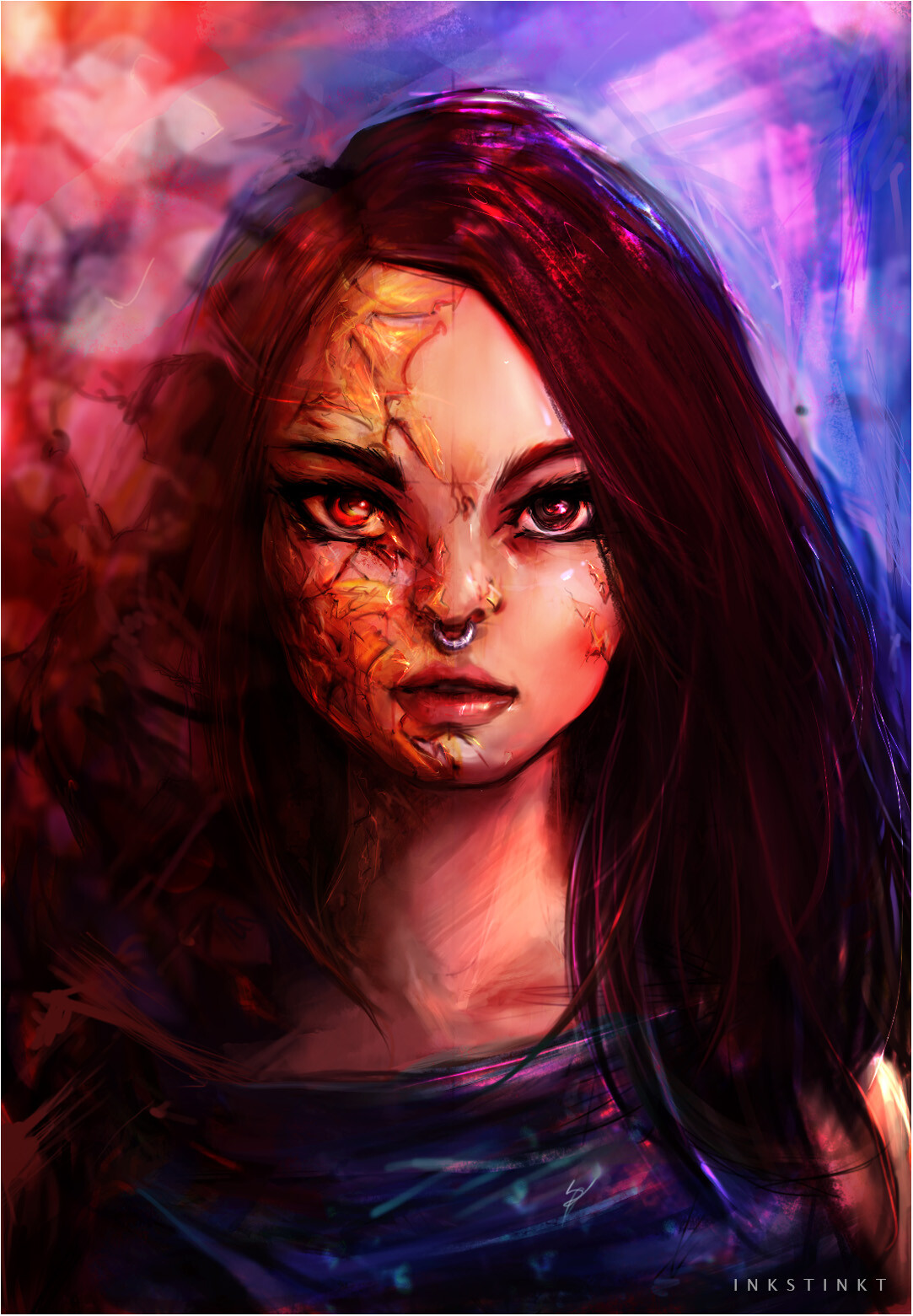 ArtStation - stylized Portrait