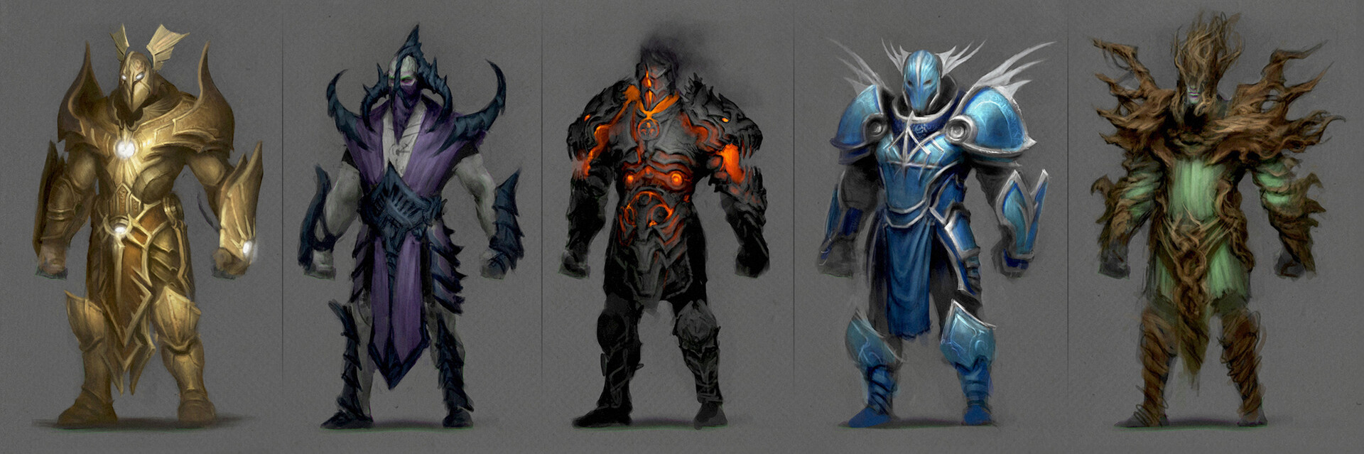 Artur Salzberg - Bladebound - character concept art dump