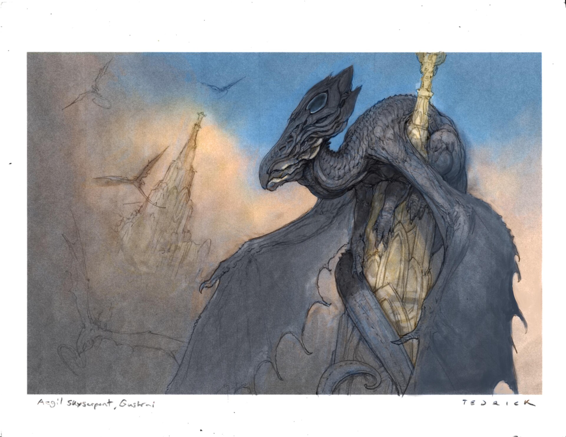 John Tedrick - Gustrai, Aegil Skyserpent