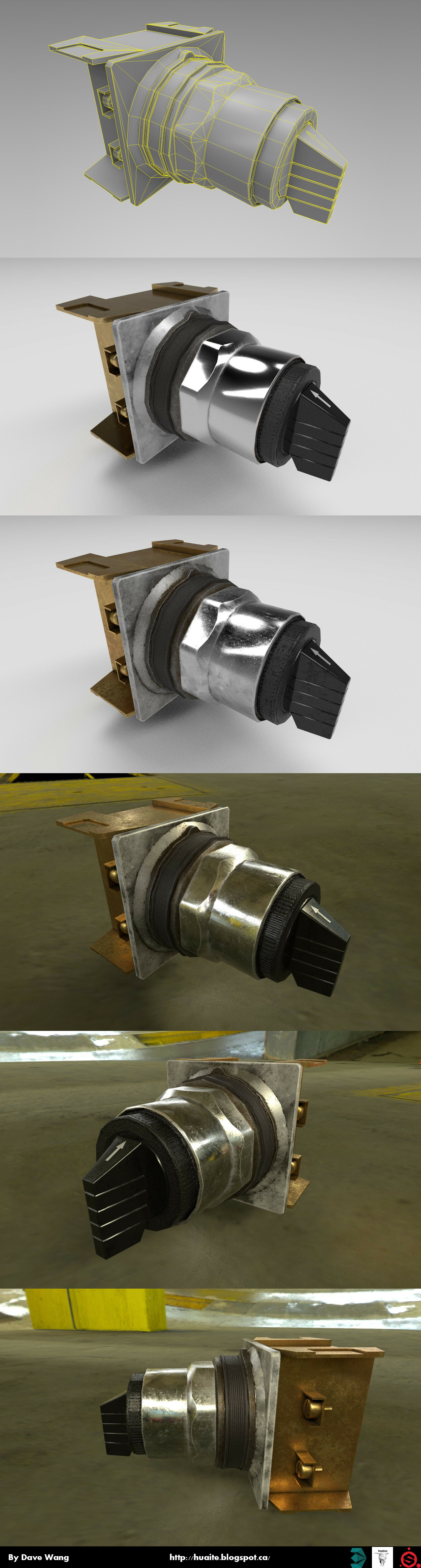 ArtStation - Selector Start Stop Switch