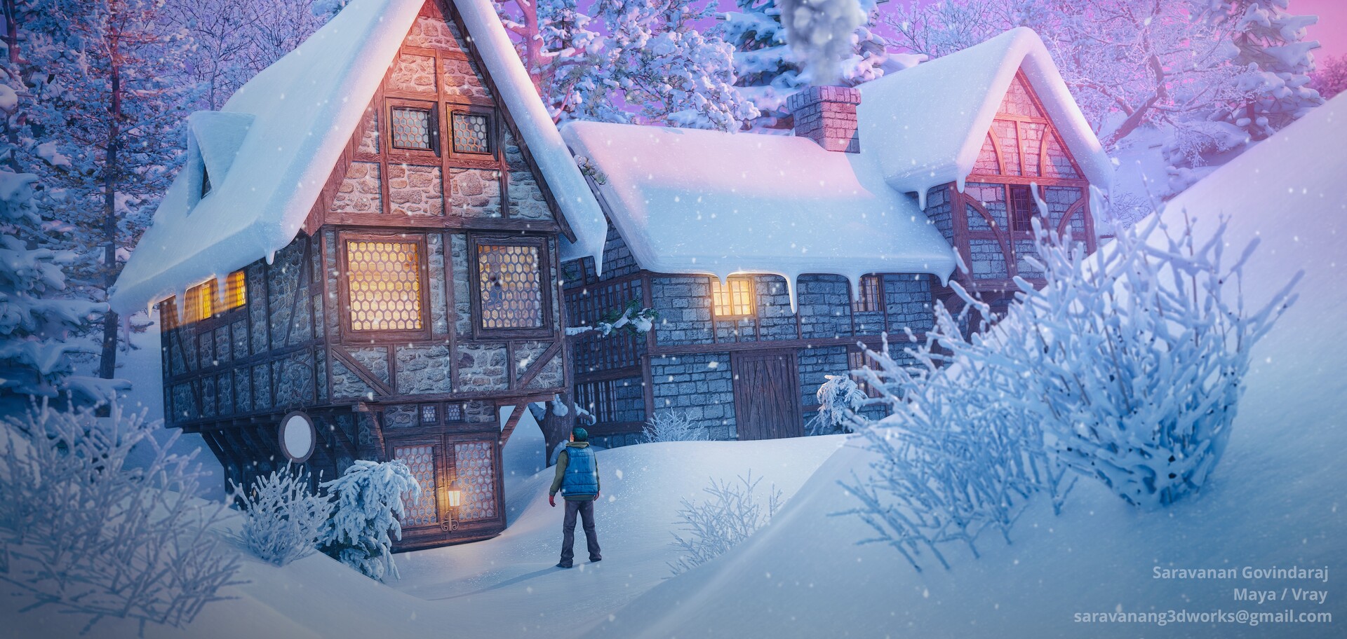 ArtStation - Snow Houses