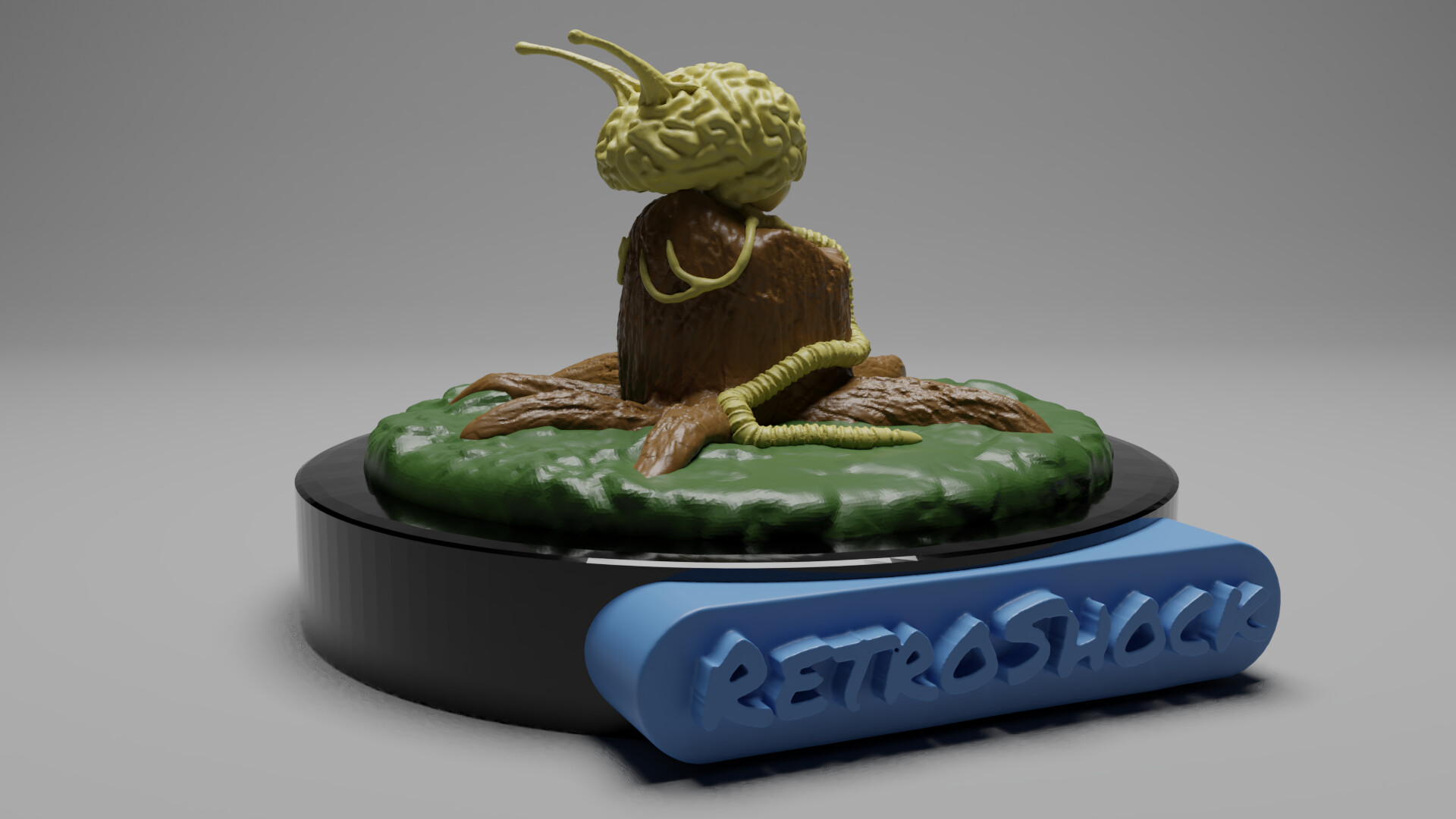 ArtStation - Fiend without a Face - 3DPrint concept.