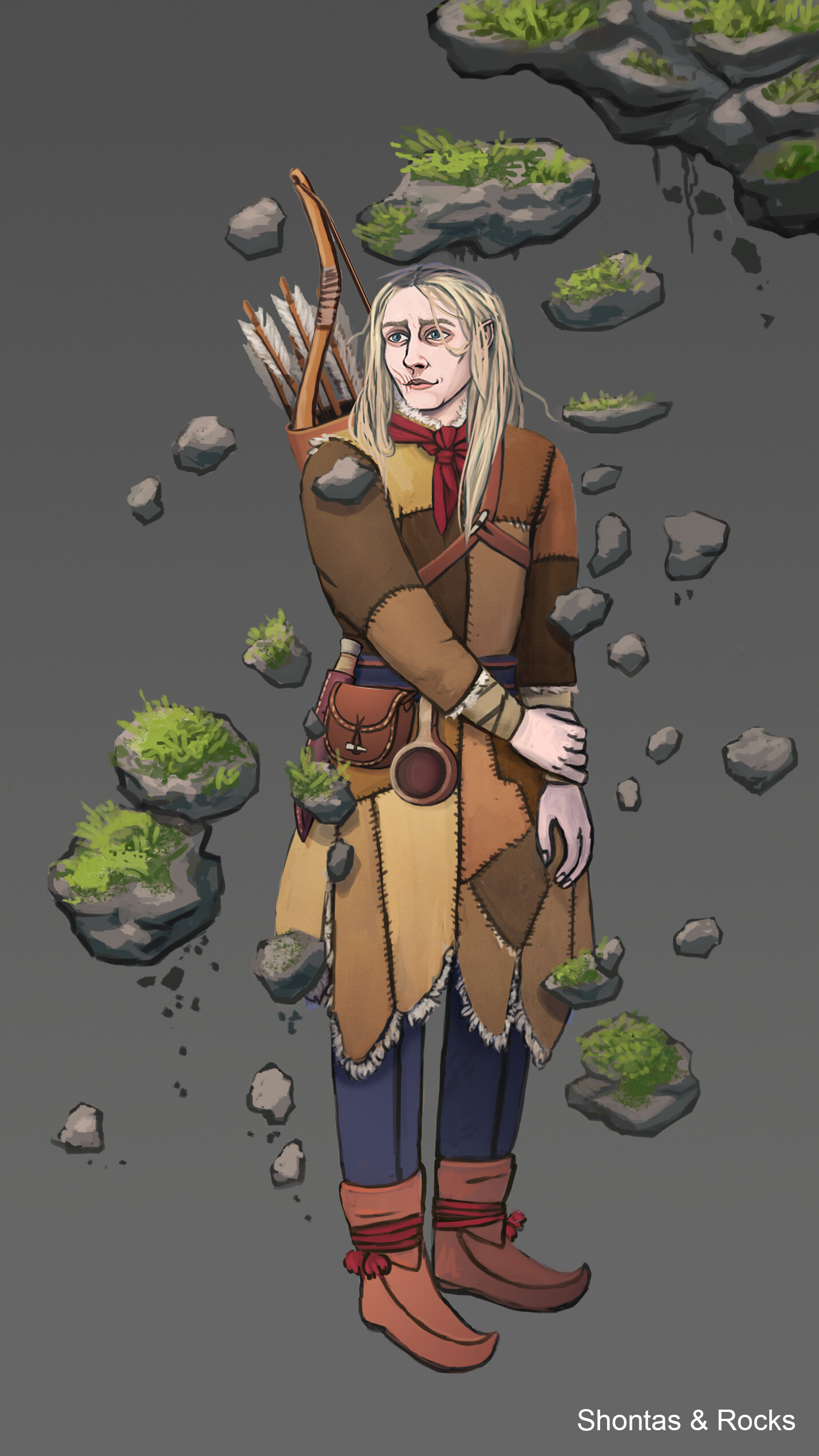 ArtStation - "Rock Boy" Character Designs