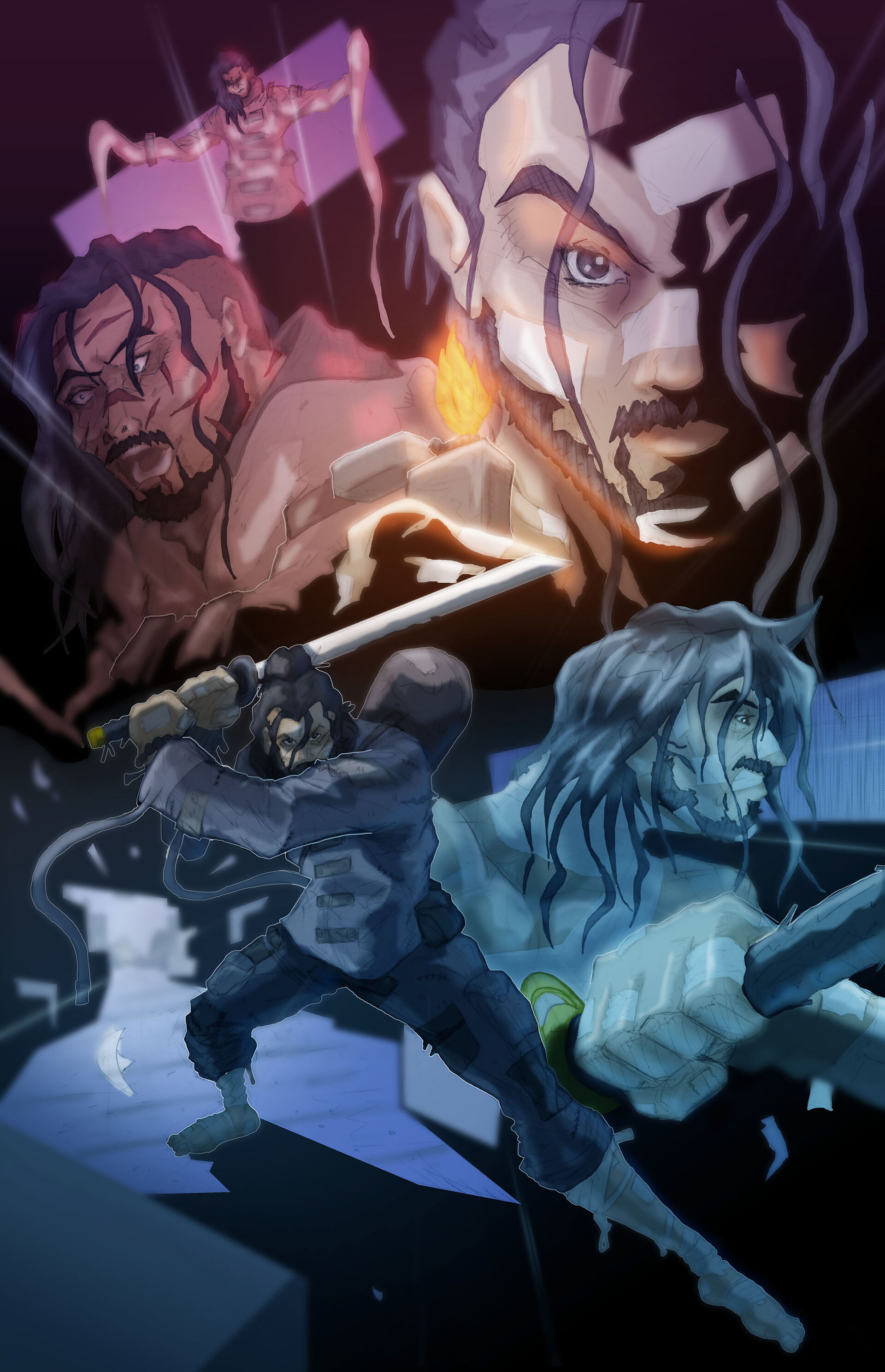 ArtStation - Break through Glass