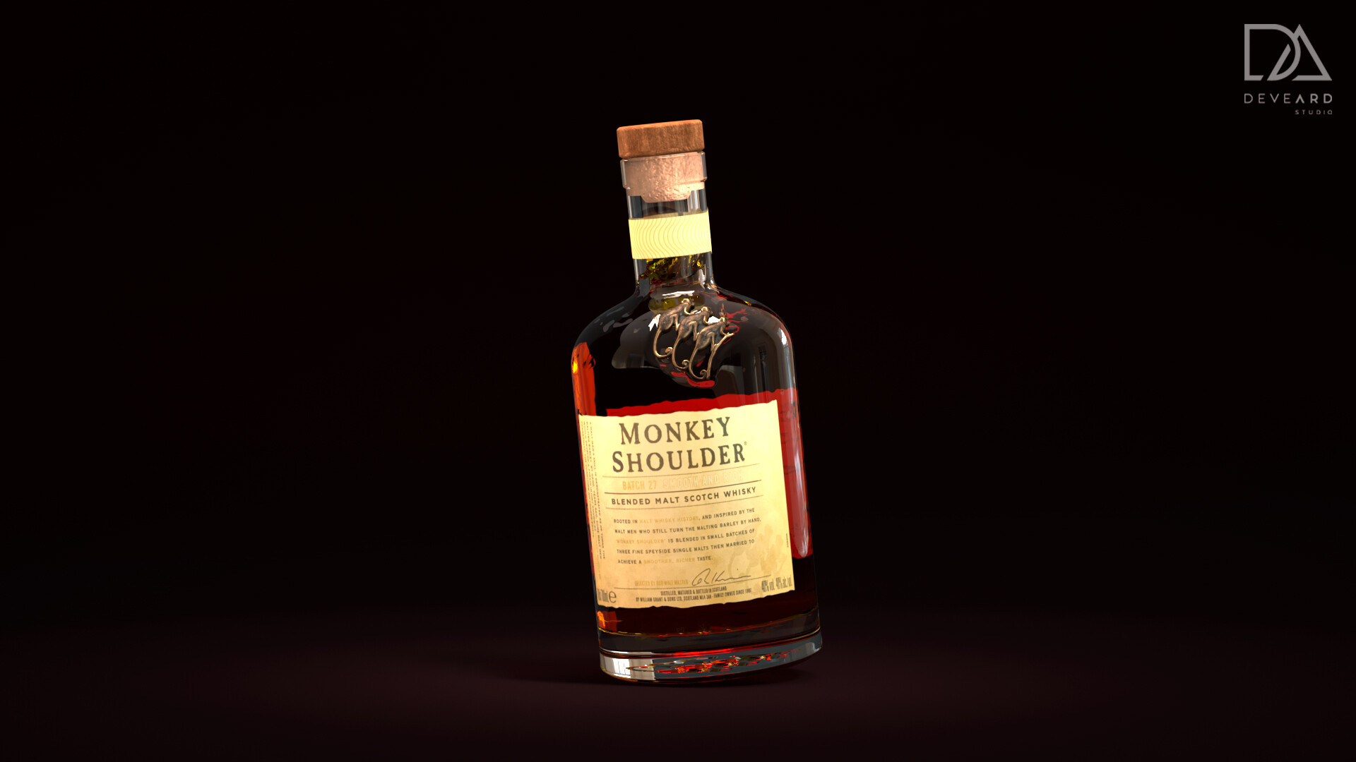 Deveard Studio - Monkey Shoulder advertising