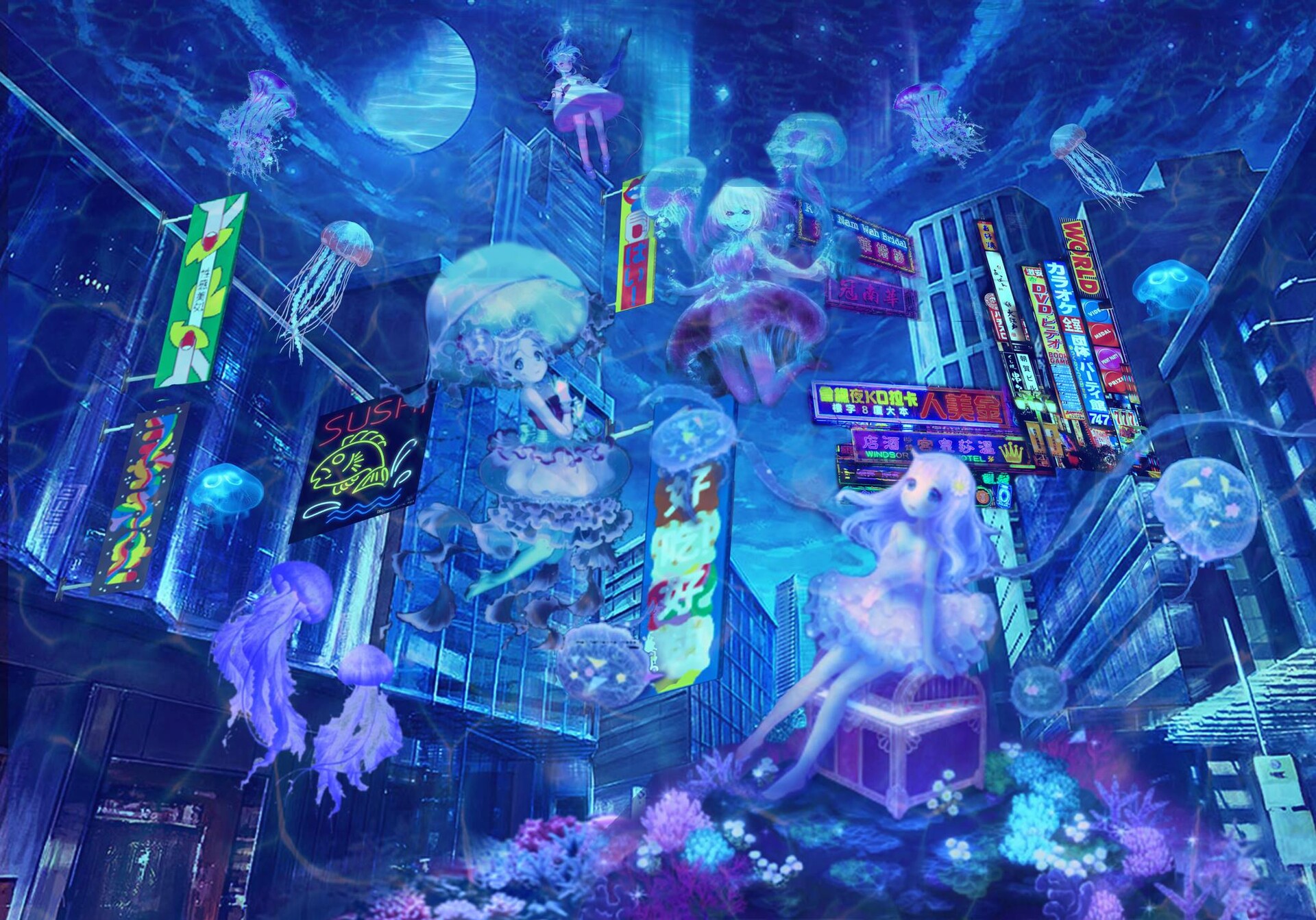 ArtStation - Jellyfish City