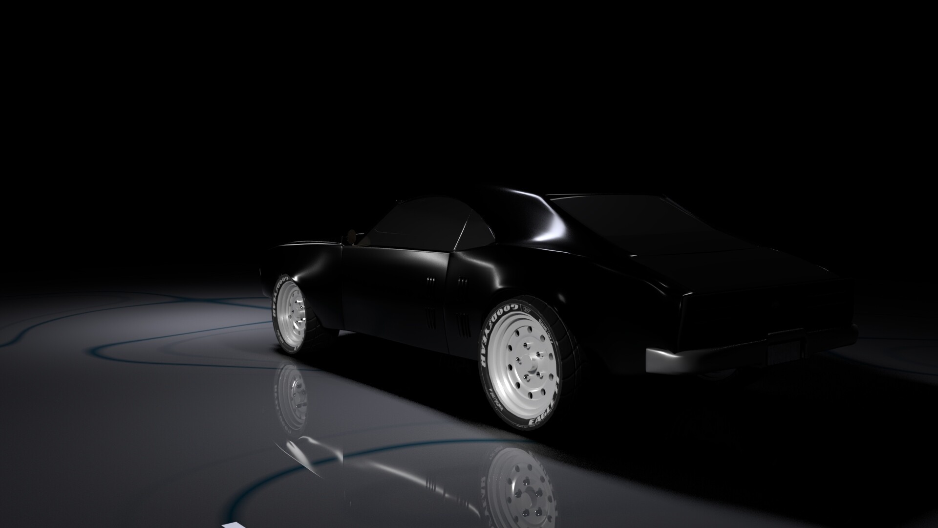 Andre Foster - Muscle Car Render