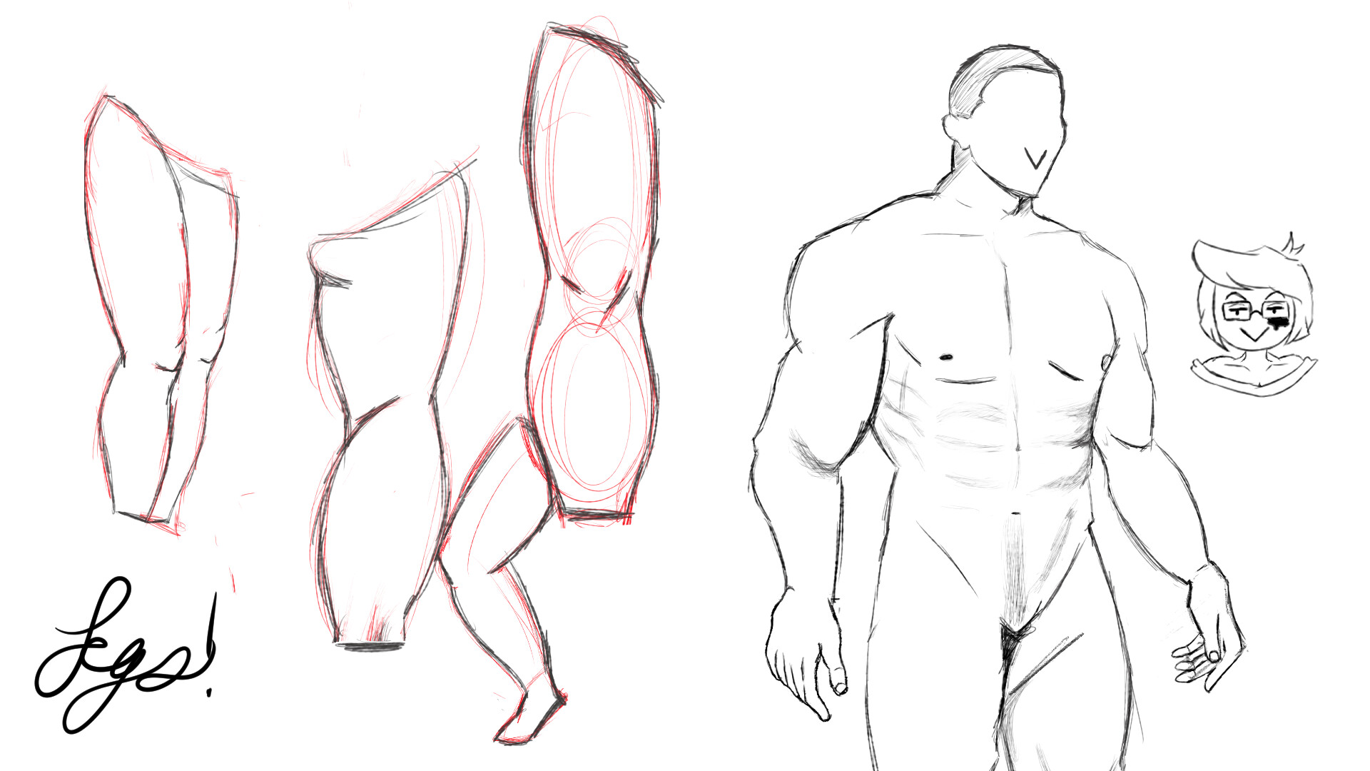 how to draw leg hair