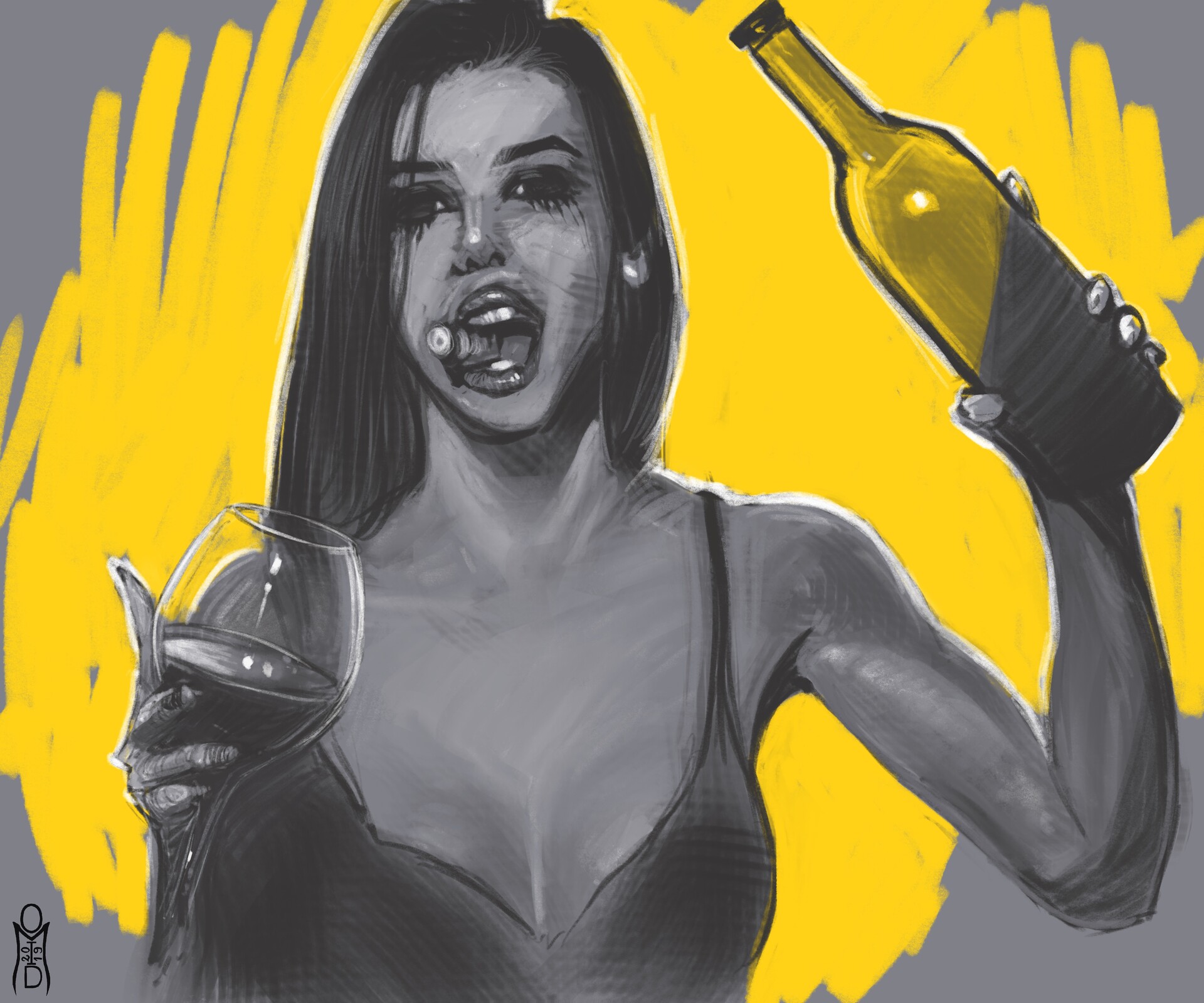 ArtStation - wine
