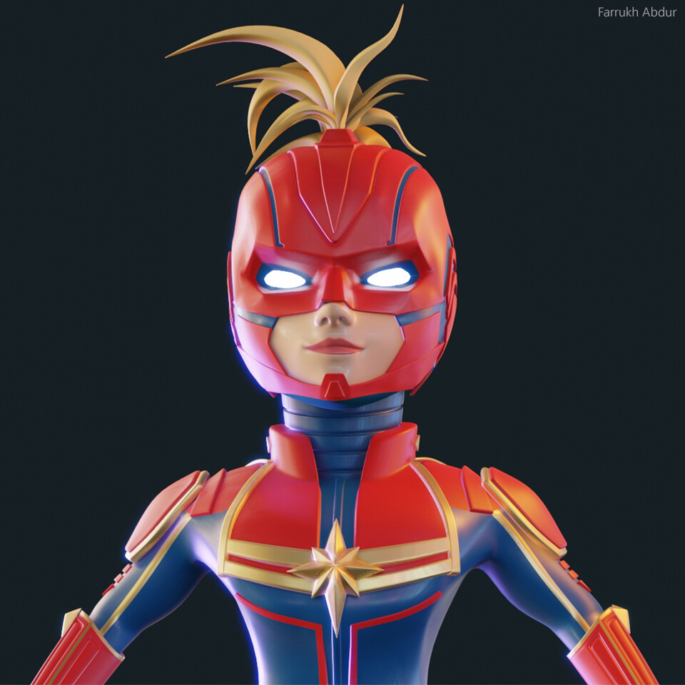 Farrukh Abdur - 3d Artist - Captain Marvel Stylized