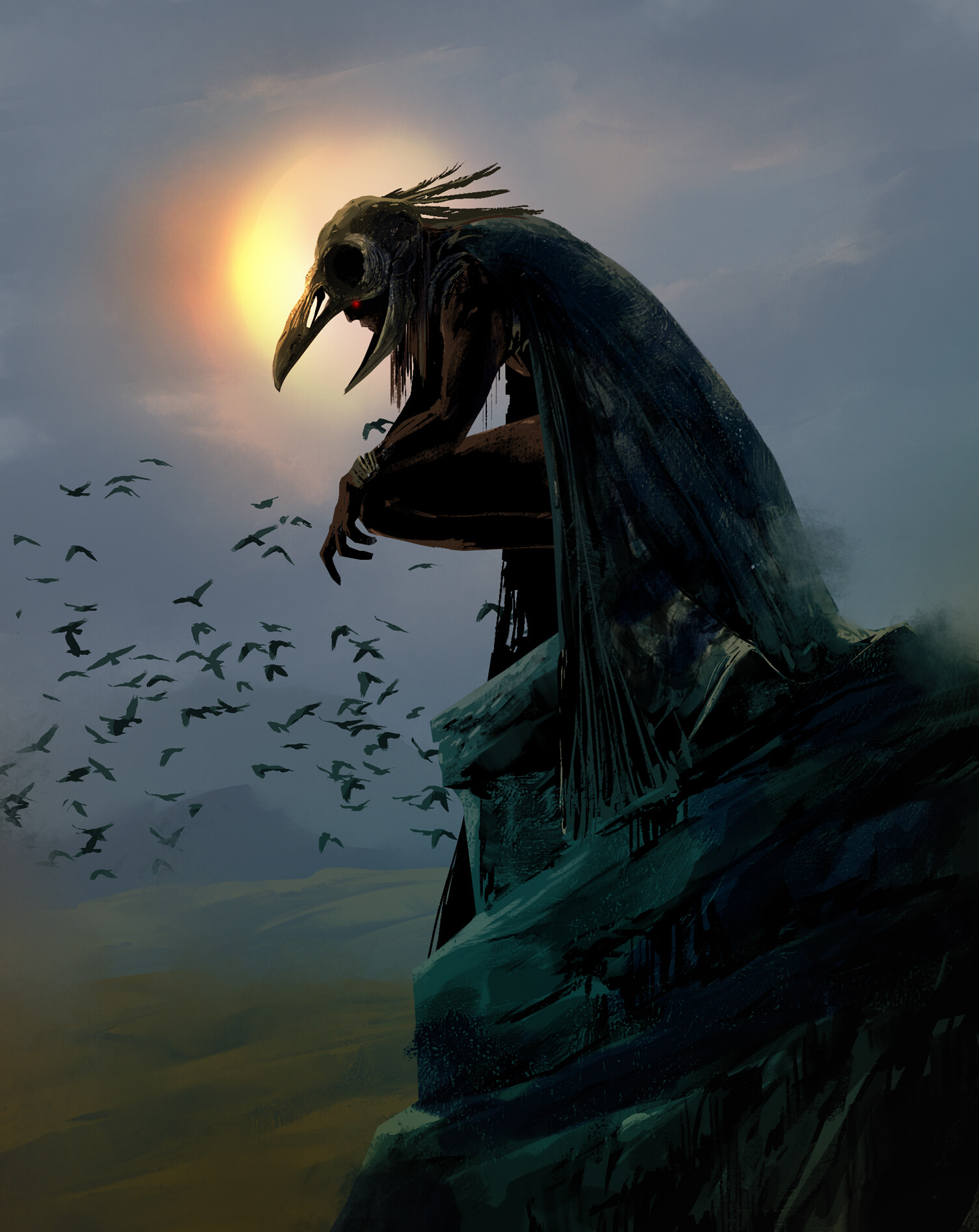 Birds of Evil by Mehdi Moayedpour : r/ImaginaryWitches