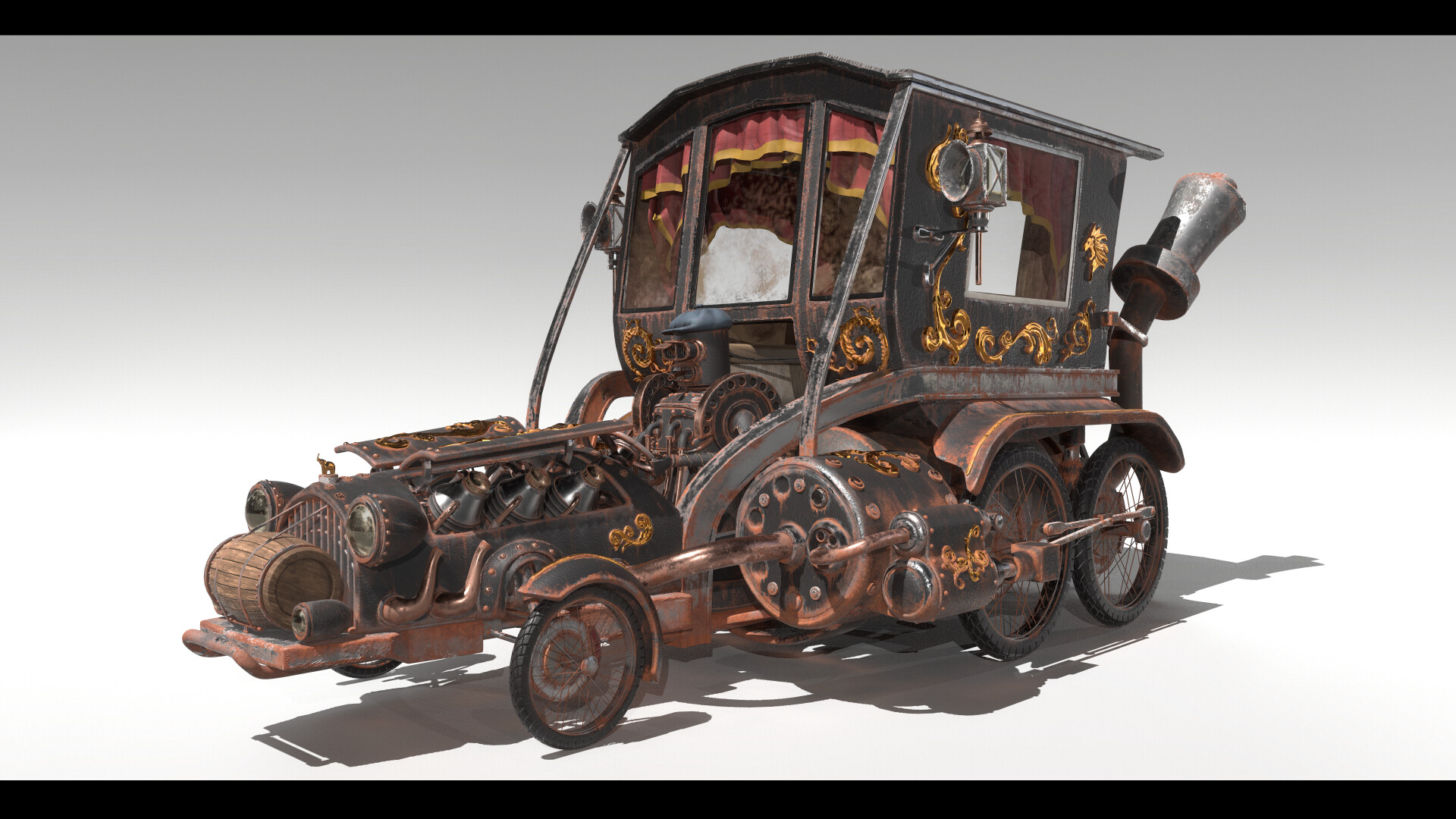 ArtStation - Stesla Elephant Steam Engine