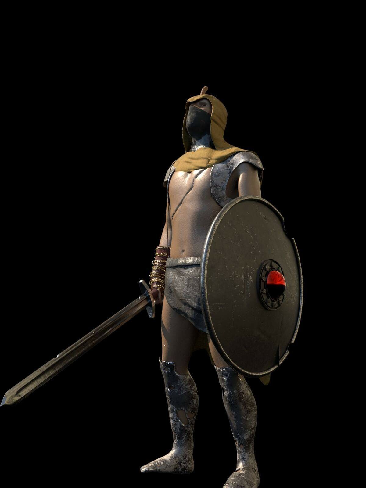 ArtStation - Injured Warrior