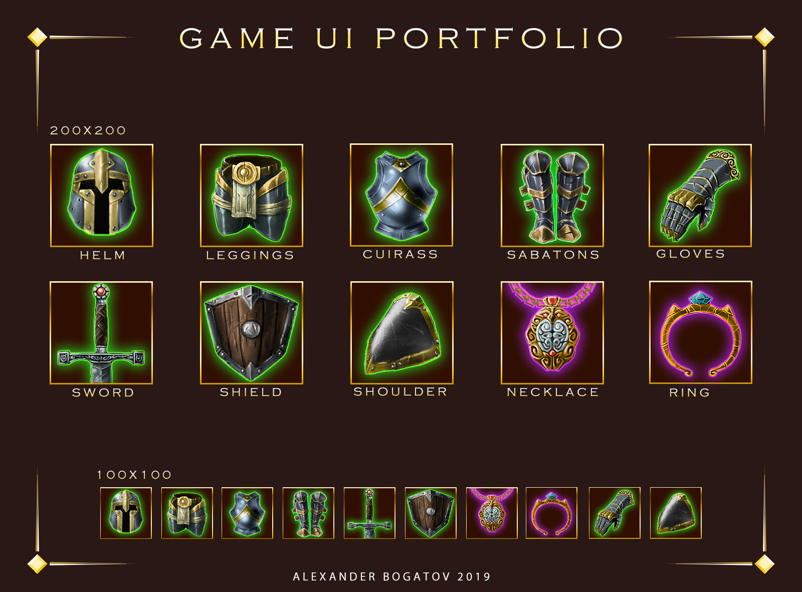 ArtStation - Game UI (icons)