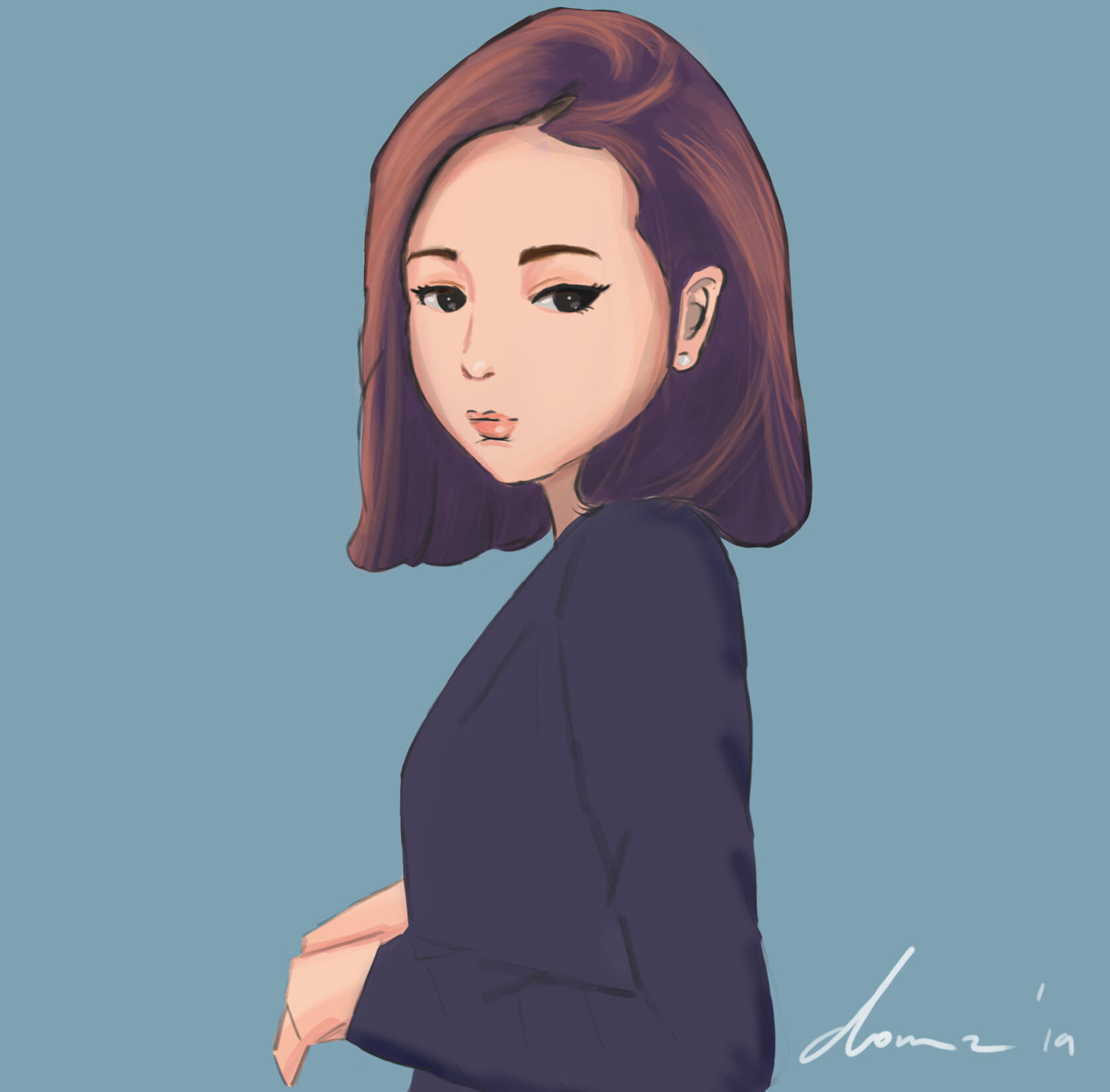 ArtStation - Anime Lady