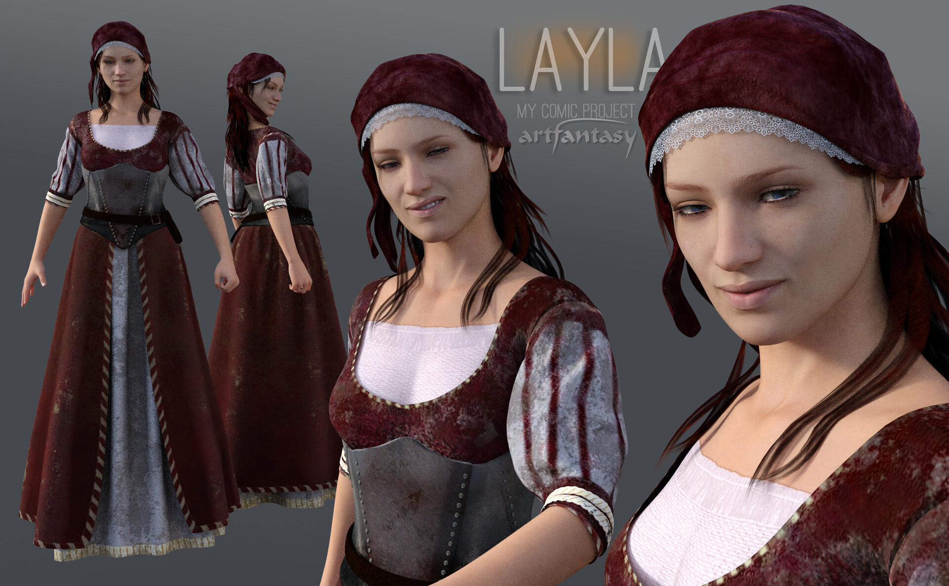 ArtStation - Layla again - 2019