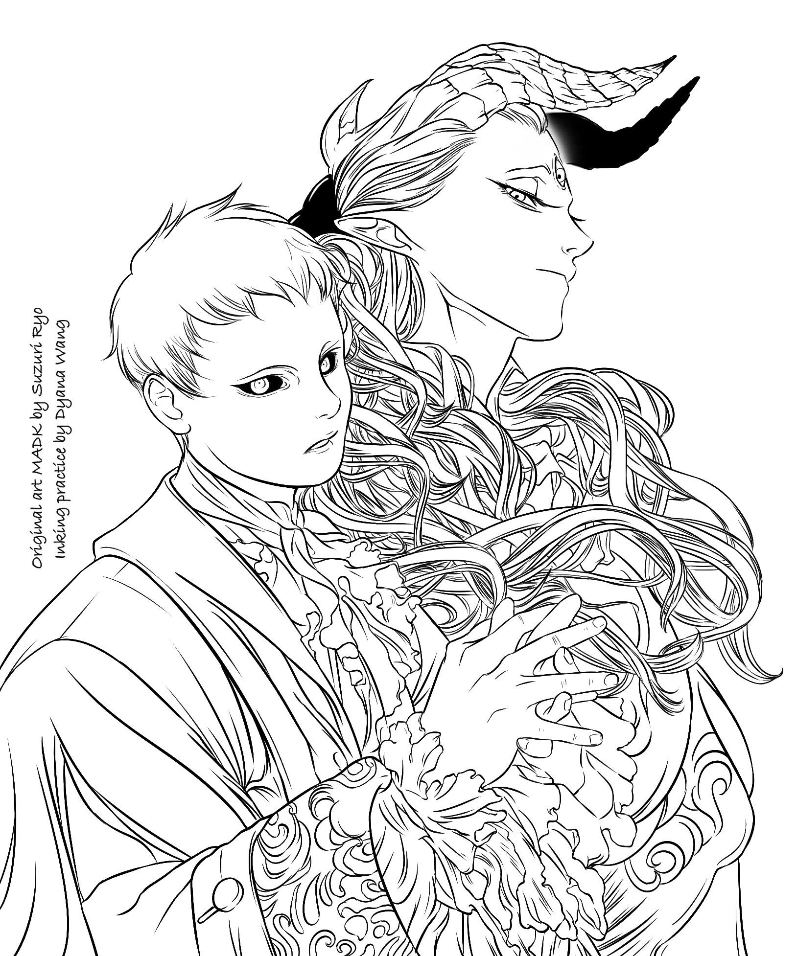 ArtStation - MADK - Ink practice