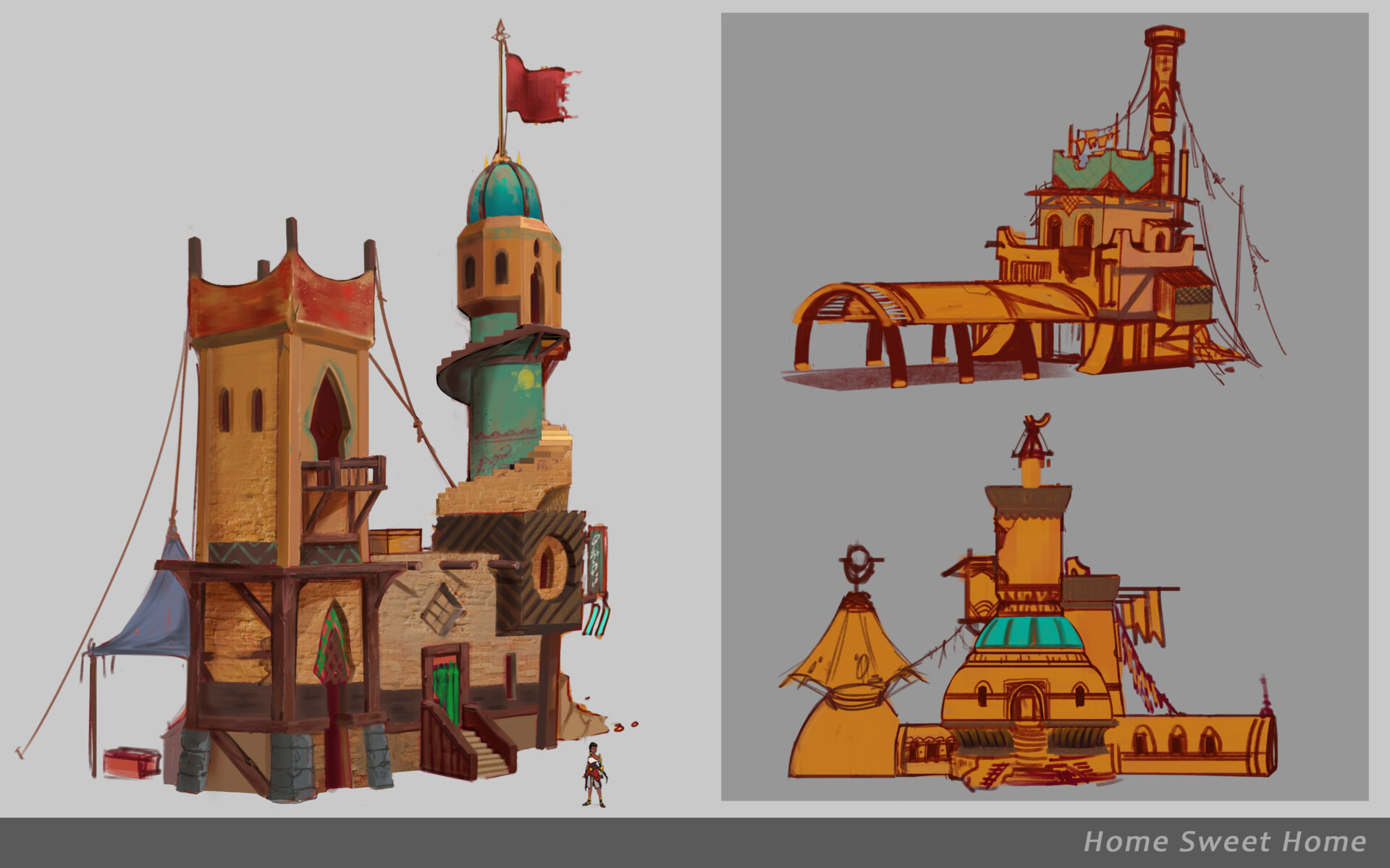 ArtStation - Raya's Home (Shuriman Architecture)