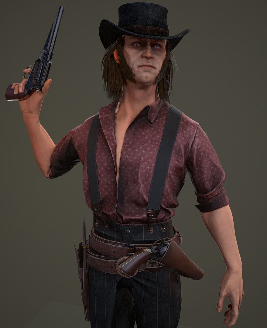 ArtStation - The Outlaw Ricky "Ace" James