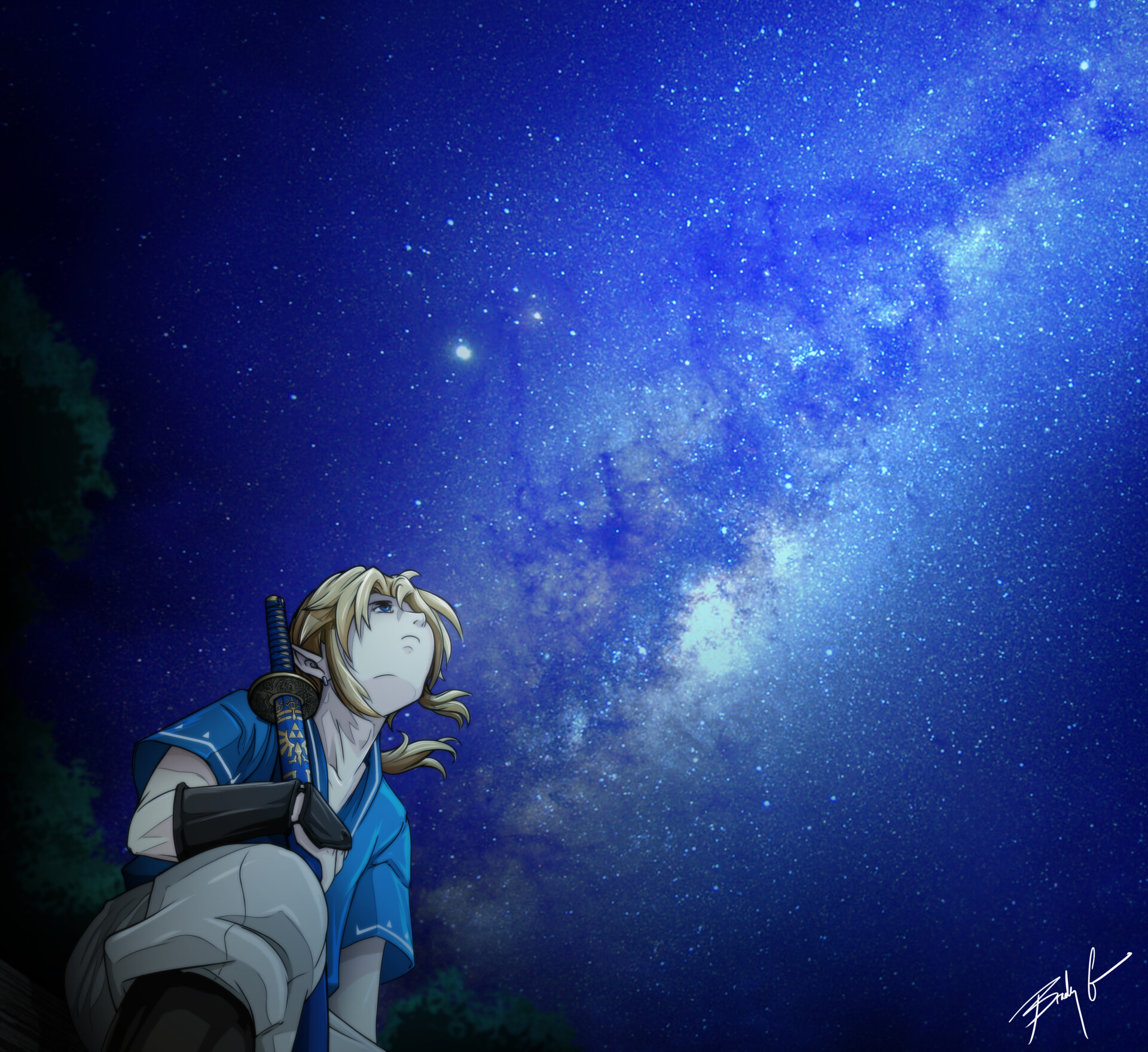 ArtStation - The Legend of Zelda - Samurai X Crossover 2