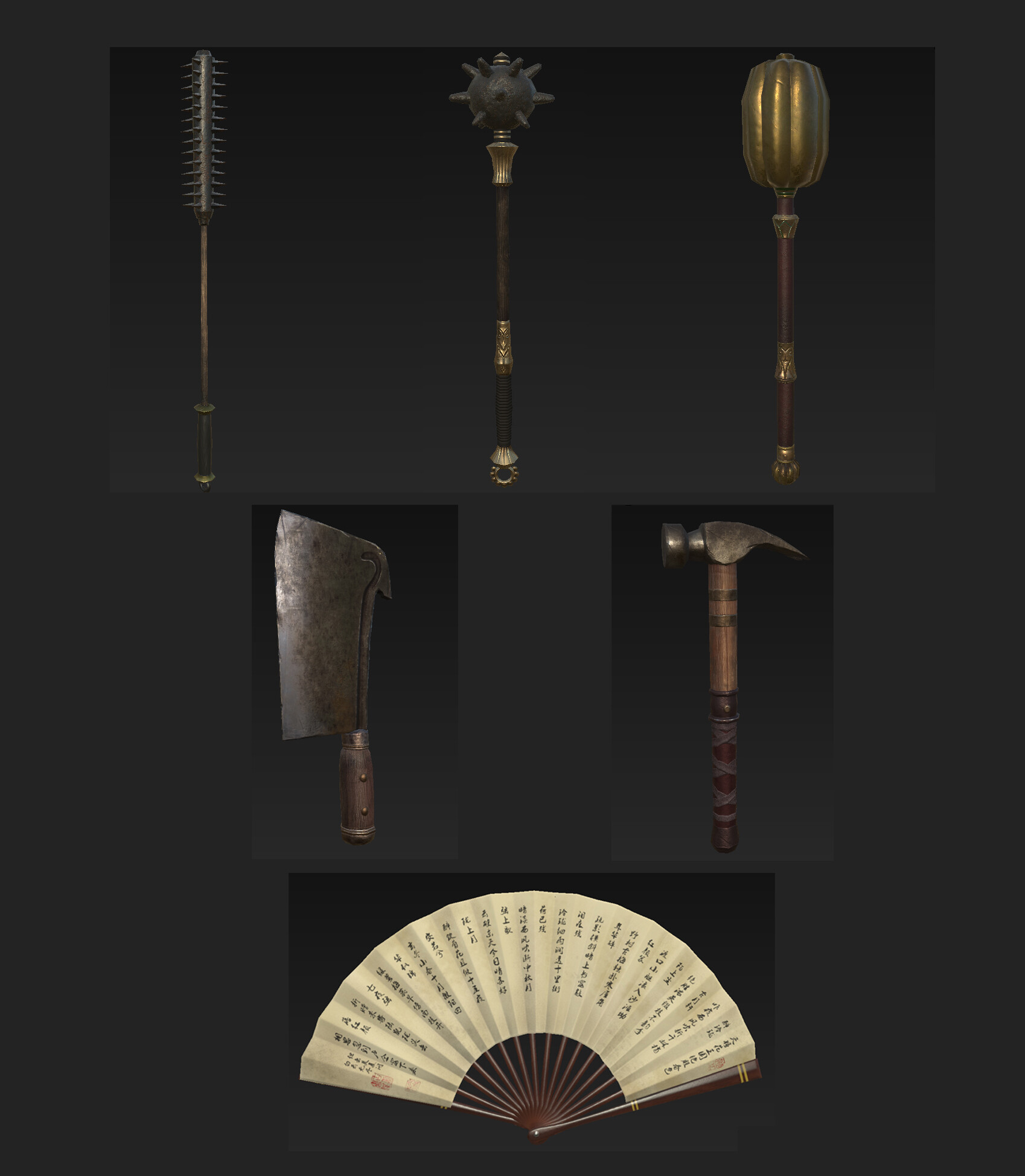 ArtStation - weapon practice