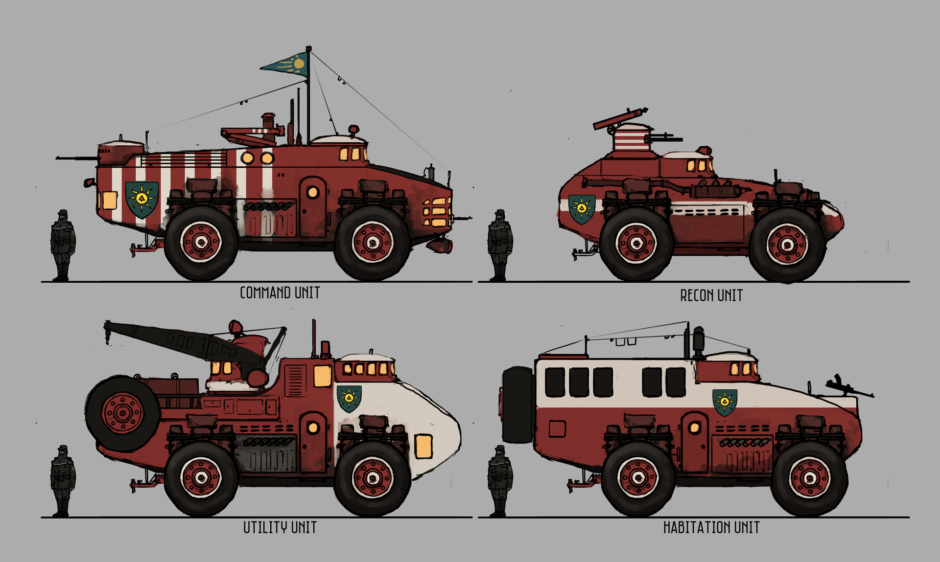 ArtStation - Expedition Convoy Concepts