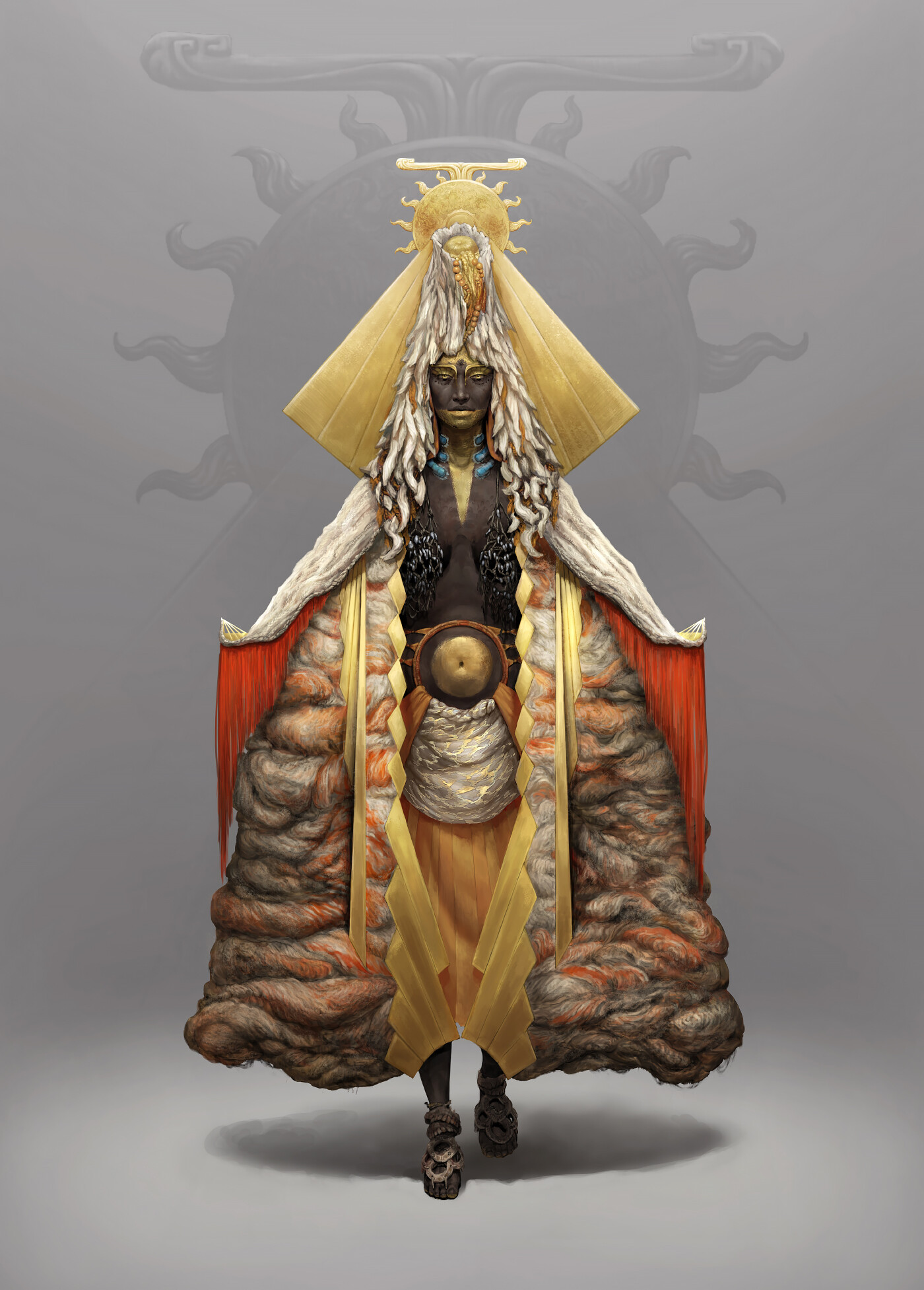 ArtStation - Tribal High Priestess Concept art