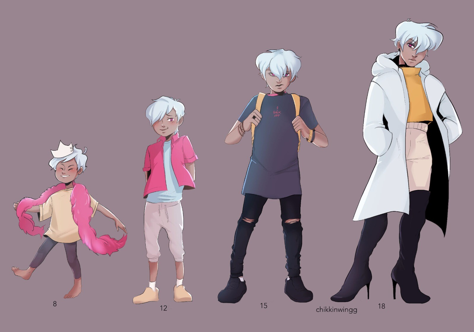 ArtStation - Character Age Timeline