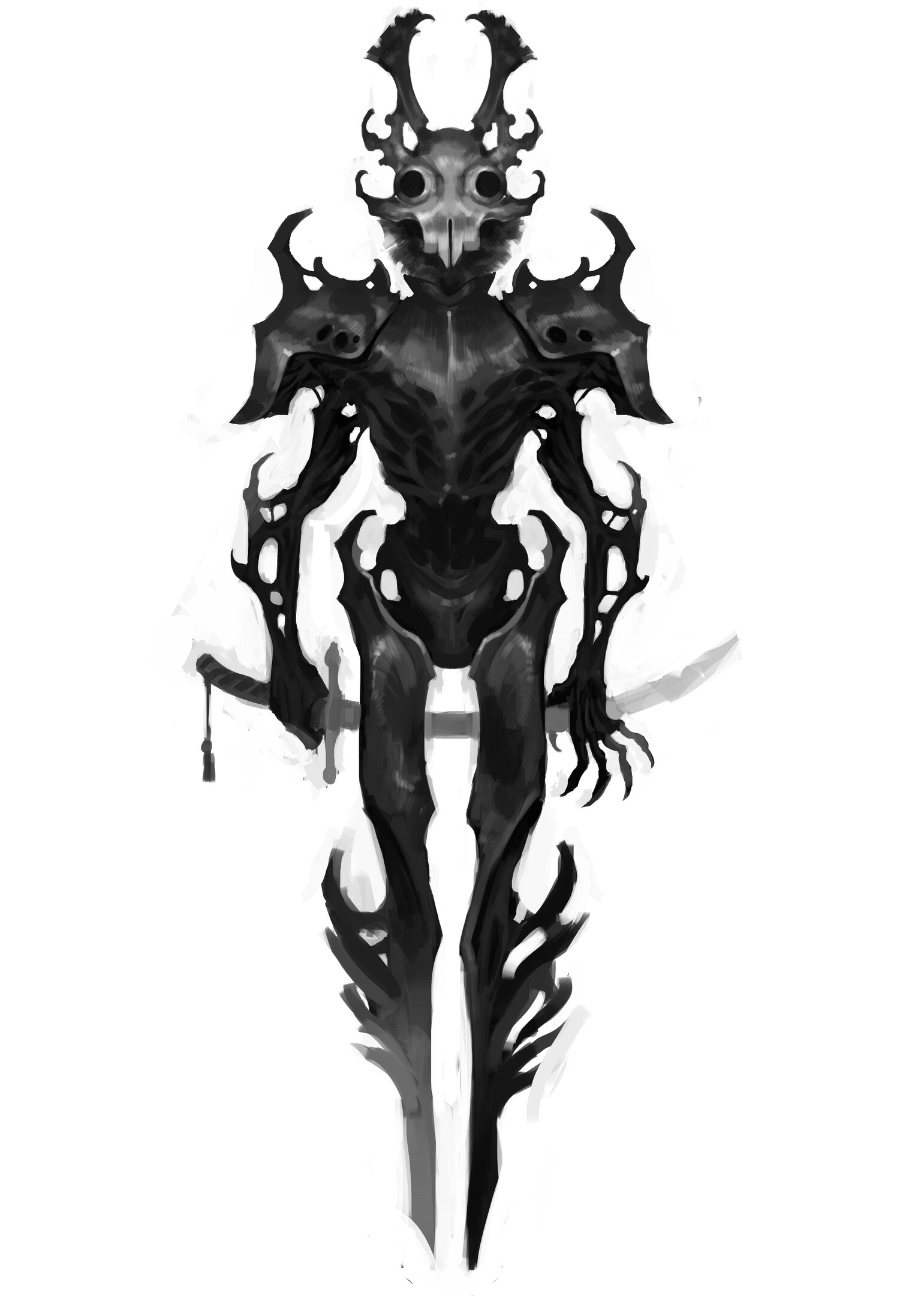 ArtStation - Sketch. Knight of the Fly