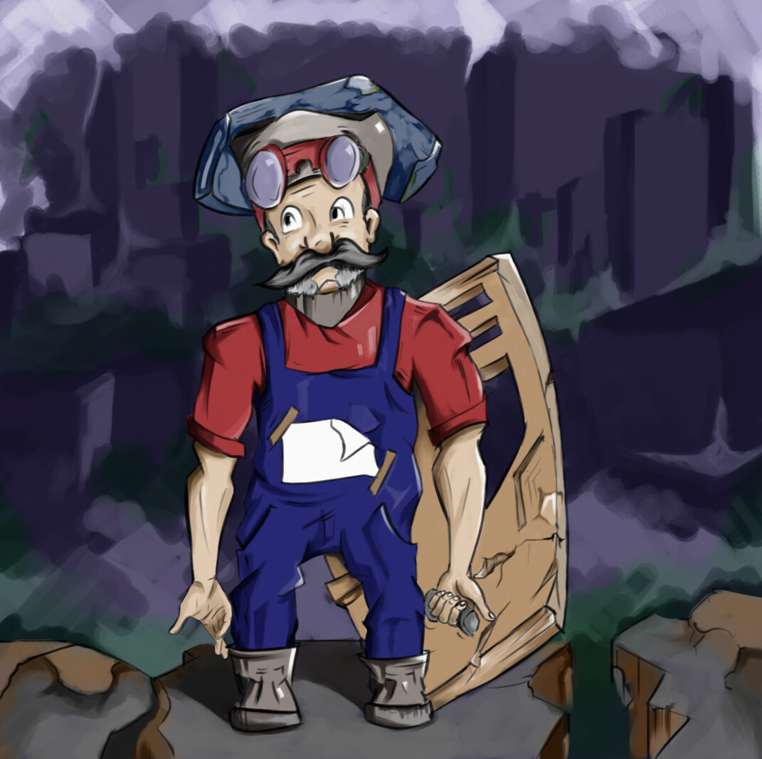 ArtStation - Deconstruction SUPER MArio