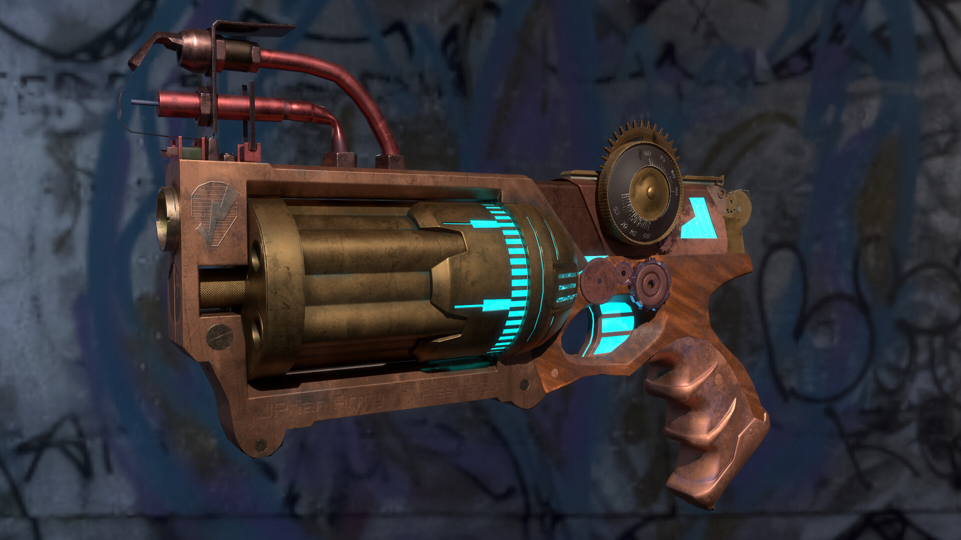 ArtStation - SteamPunk Gun